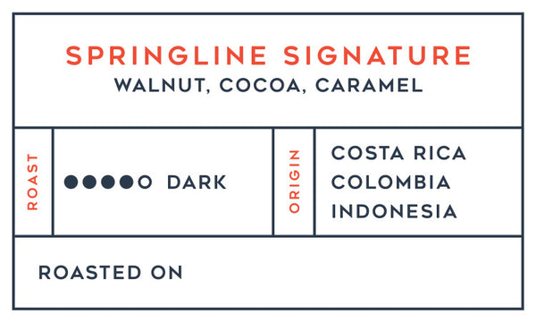 Small-Batch Coffee | Springline Signature | Springline Coffee